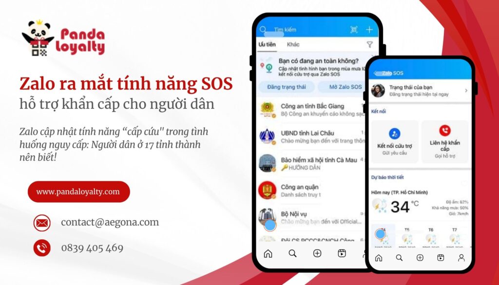 Zalo ra mắt tính năng SOS hỗ trợ khẩn cấp cho người dân